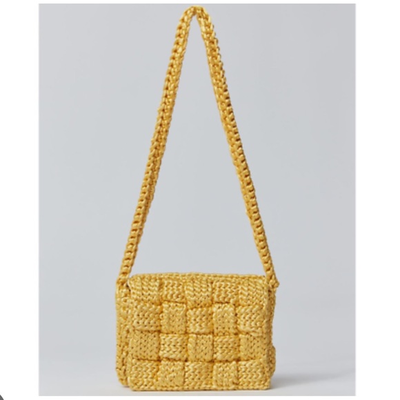 Free People | Bags | Free People Neon Mini Bag Uo Morgan Shiny Knit ...
